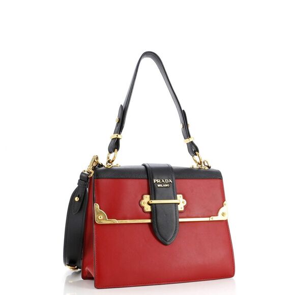 Prada | Bags | Prada Cahier Convertible Shoulder Bag City Calf And ...